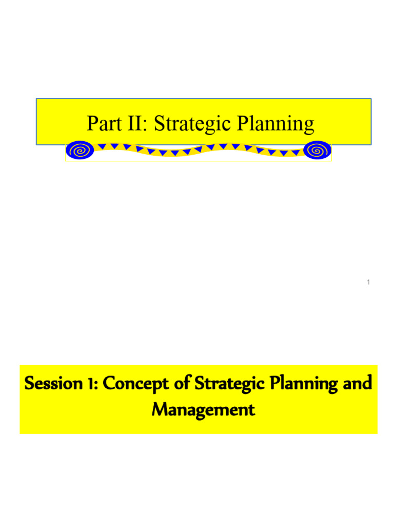 Strategic Planning | PDF | Strategic Planning | Strategic Management