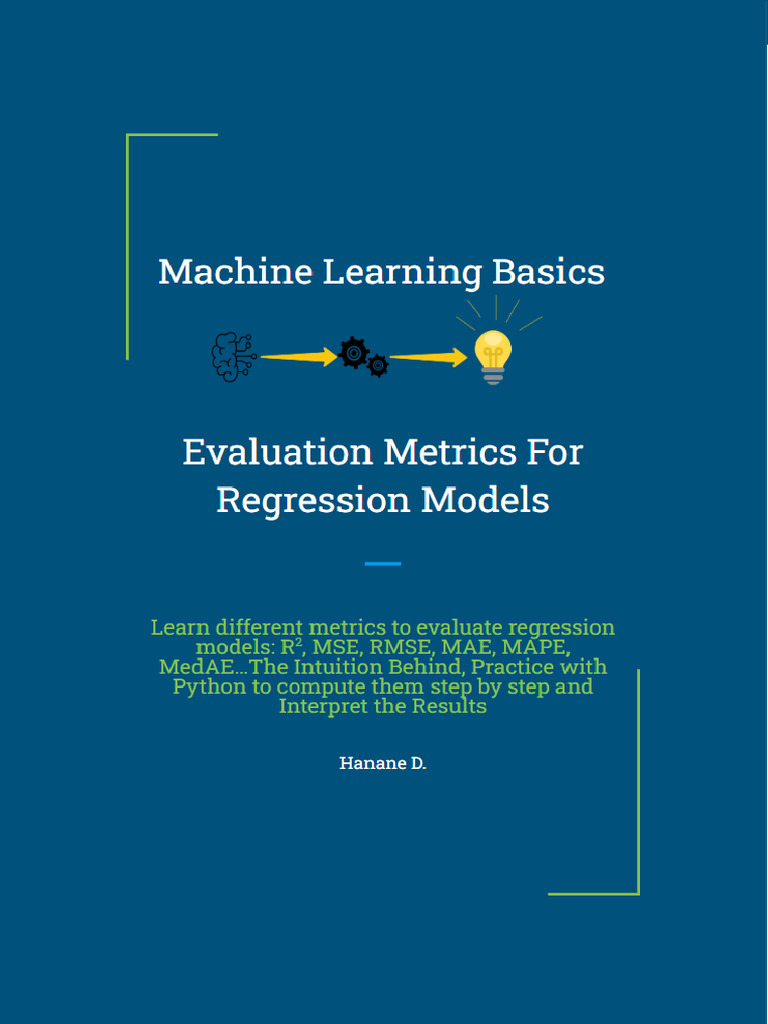 Machine Learning Basics 1683717543 | PDF | Mean Squared Error | Errors And Residuals