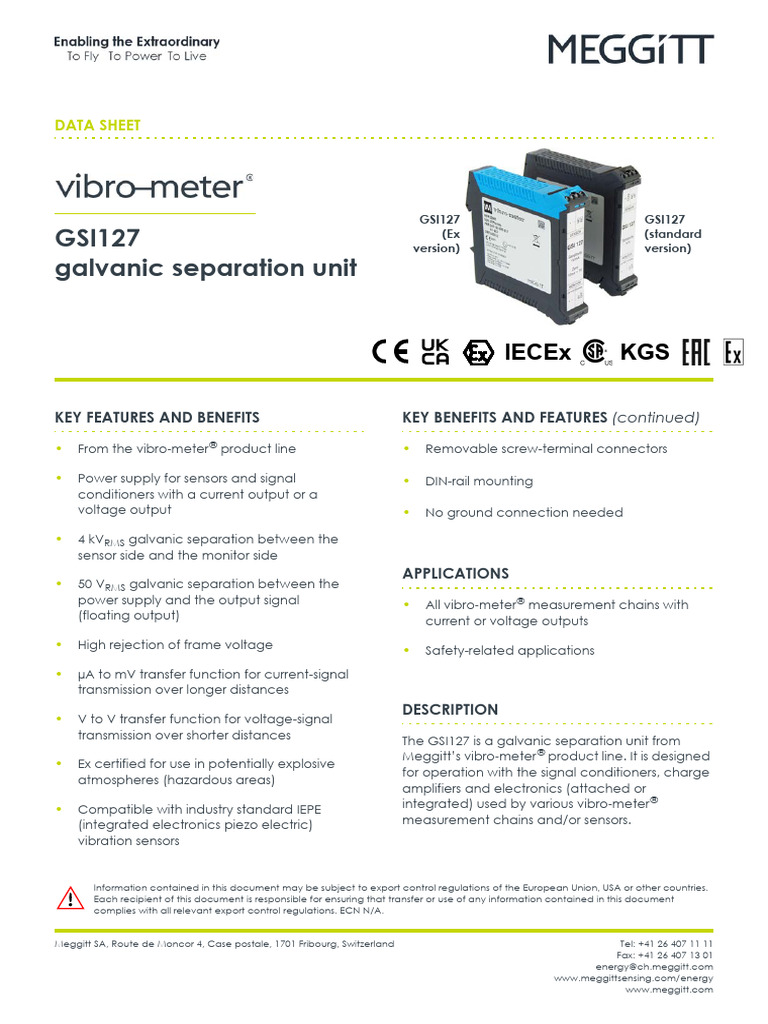 Datasheets DS GSI127-en | PDF | Power Supply | Computer Engineering