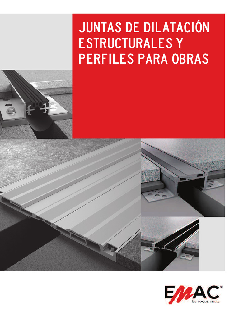 Catalogo Juntas de Dilatacion | PDF | Temblores | Ingeniería Sísmica