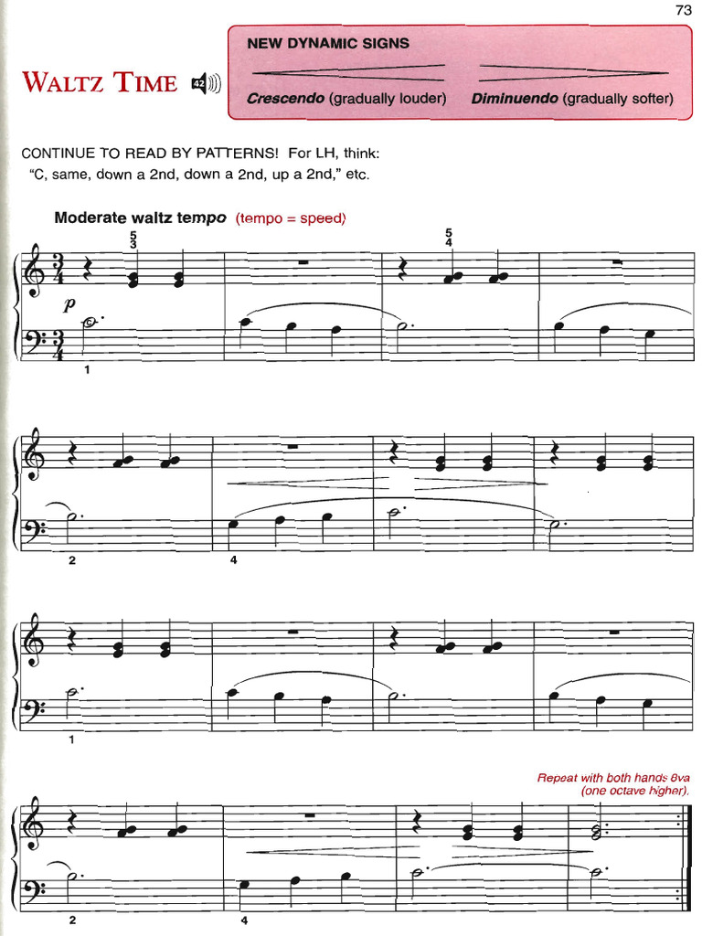 Alfred's Basic Adult Piano Course (Dragged) 2 | PDF