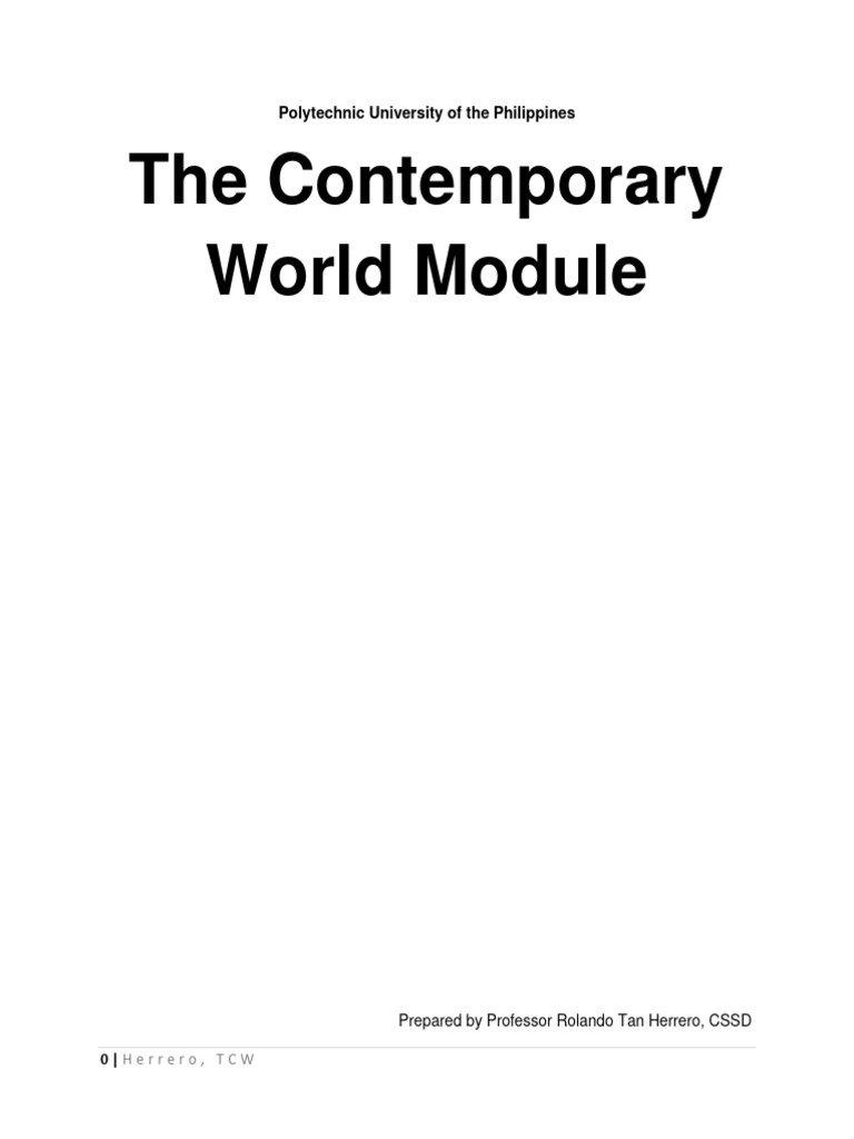 Tcw Module Pdf Bric Globalization