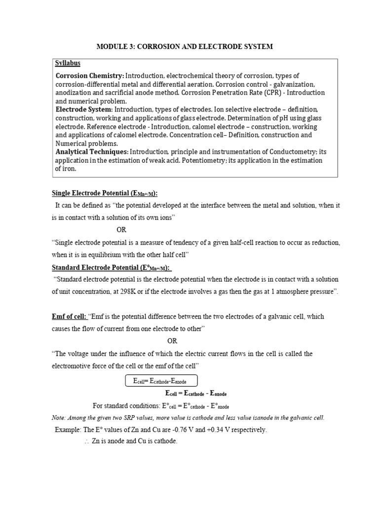CSE Stream Final | PDF | Ph | Electrode