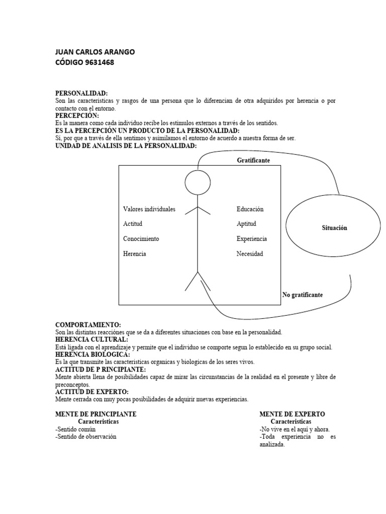 Personalidad y Comunicación Efectiva | PDF | Comunicación | Experiencia