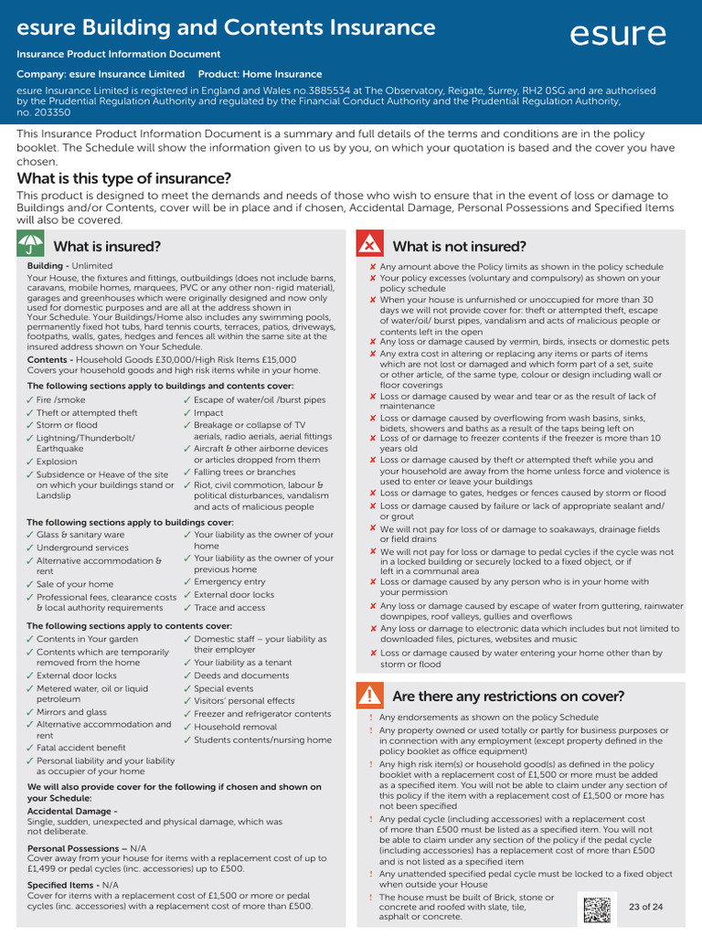 Product Information | PDF | Insurance | Slate