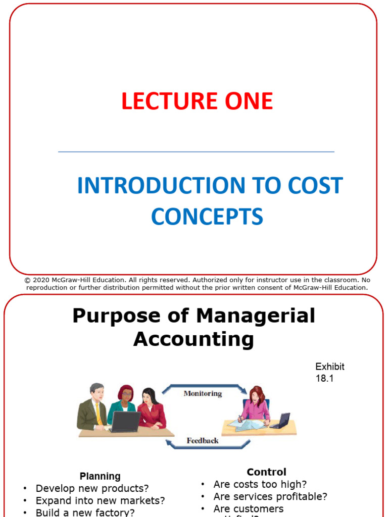 Lecture One Introduction To Cost Concepts | PDF | Cost | Labour Economics Lecture One Introduction To Cost Concepts | PDF | Cost | Labour Economics
