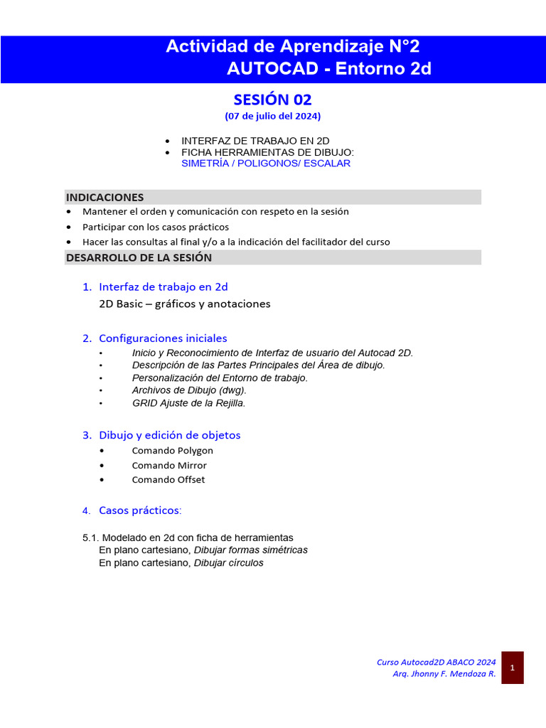 Actividad de Aprendizaje N°02 | PDF