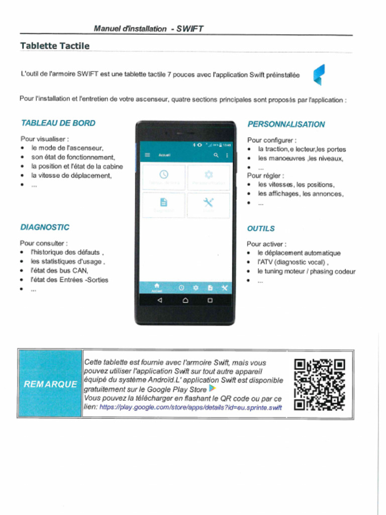 Armoire SWIFT manuel d'installation | PDF