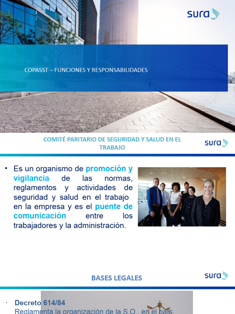 Funciones del COPASST en SST | PDF