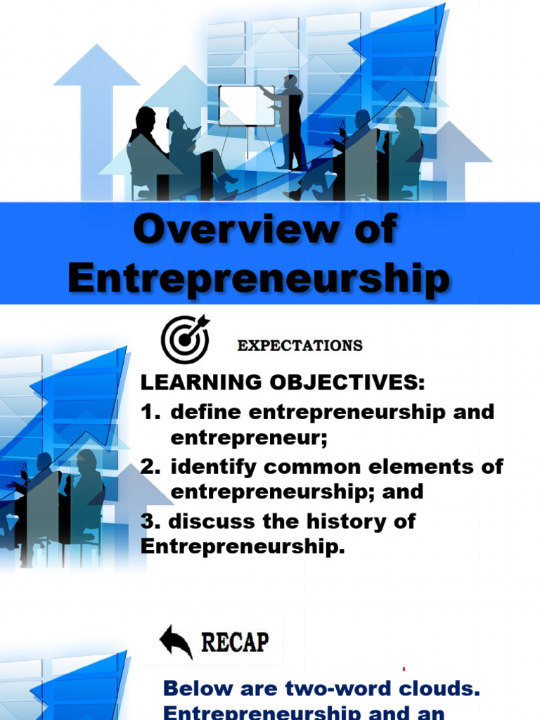 Understanding Entrepreneurship Basics | PDF | Entrepreneurship | Risk