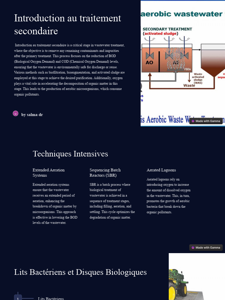 Introduction Au Traitement Secondaire | PDF | Sewage Treatment | Waste ...