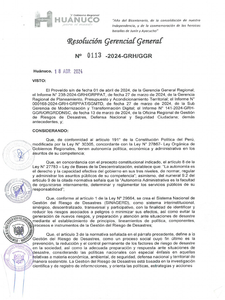 Directiva N 000006-2024 | PDF