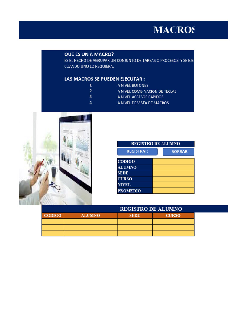 Guía de Macros y Controles Excel | PDF