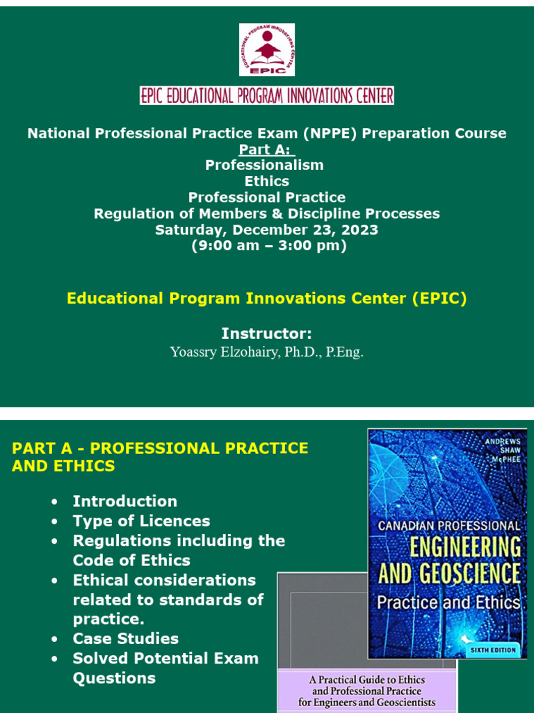 1 - Ethics December 23 2023 | PDF | Engineer | Professional Ethics