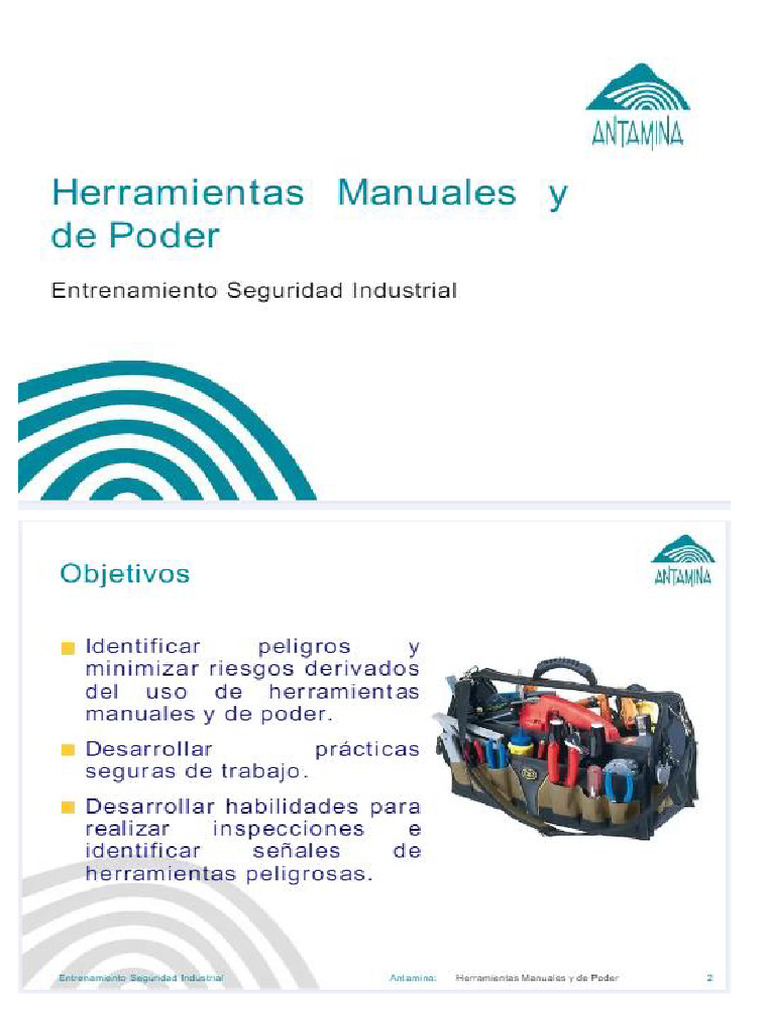 Herramientas Manuales y de Poder (V. 2010) | PDF