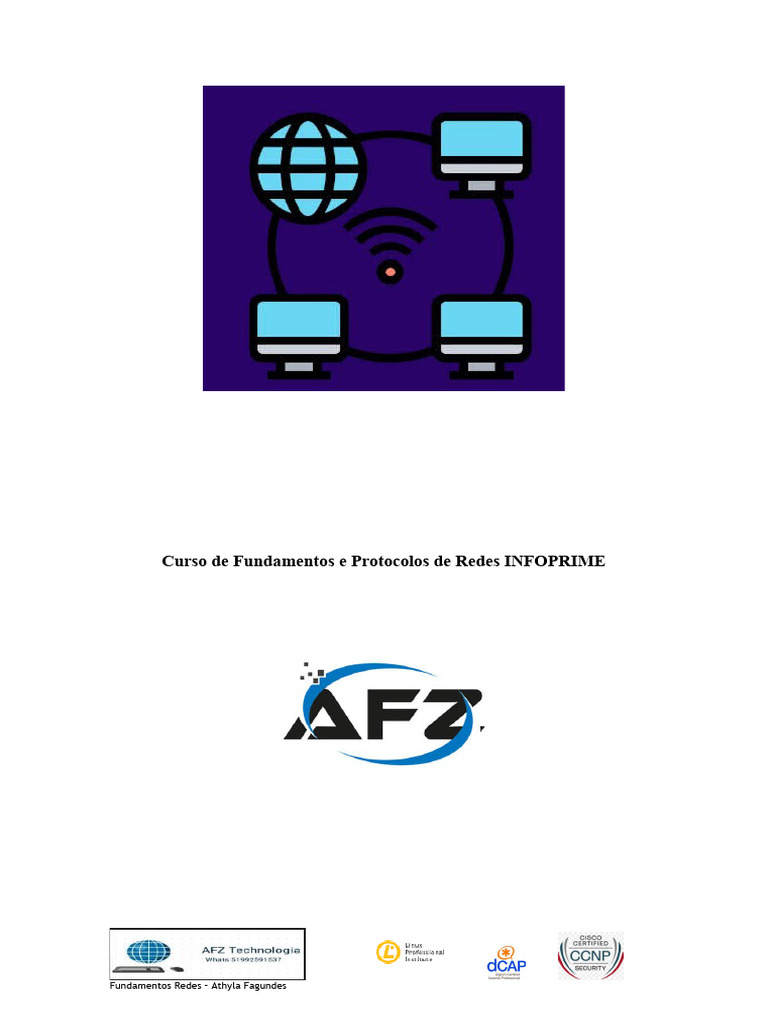 Curso de Fundamentos e Protocolos de Redes INFOPRIME | PDF | Rede de computadores | Modelo OSI