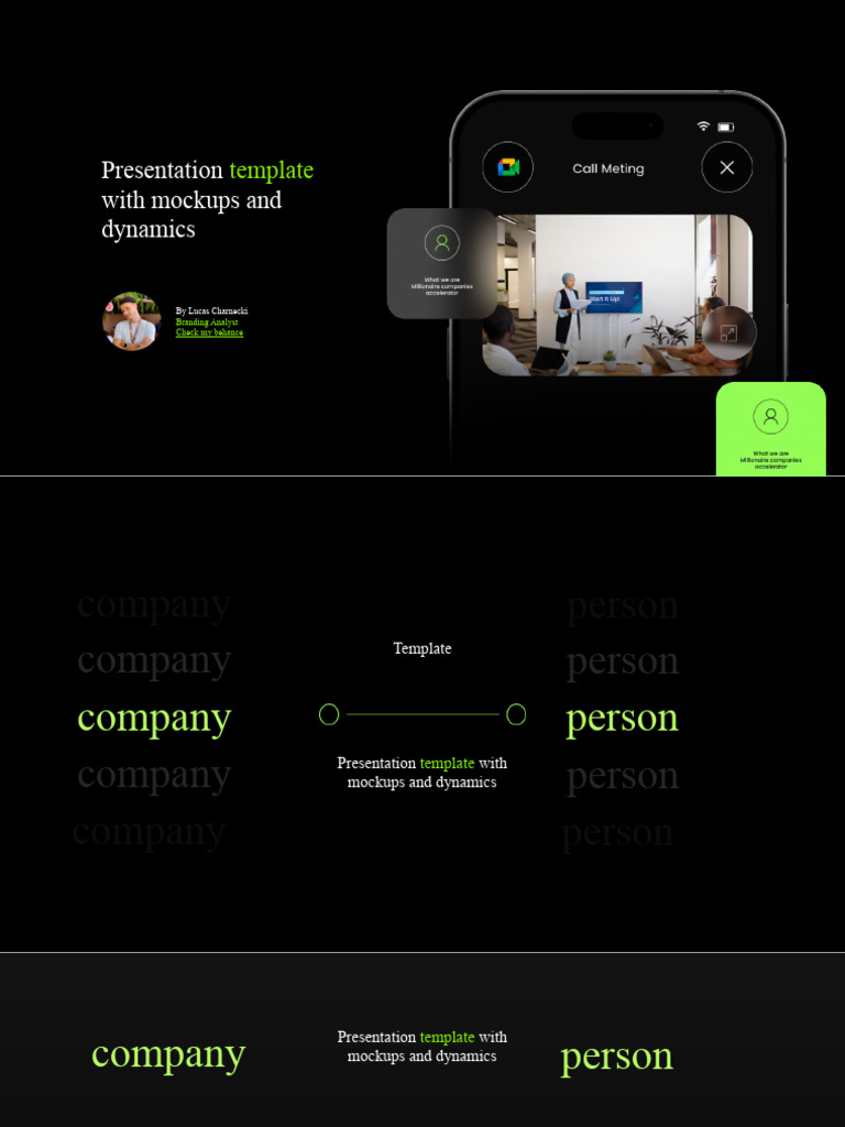 Free - Commercial Presentation Template | PDF