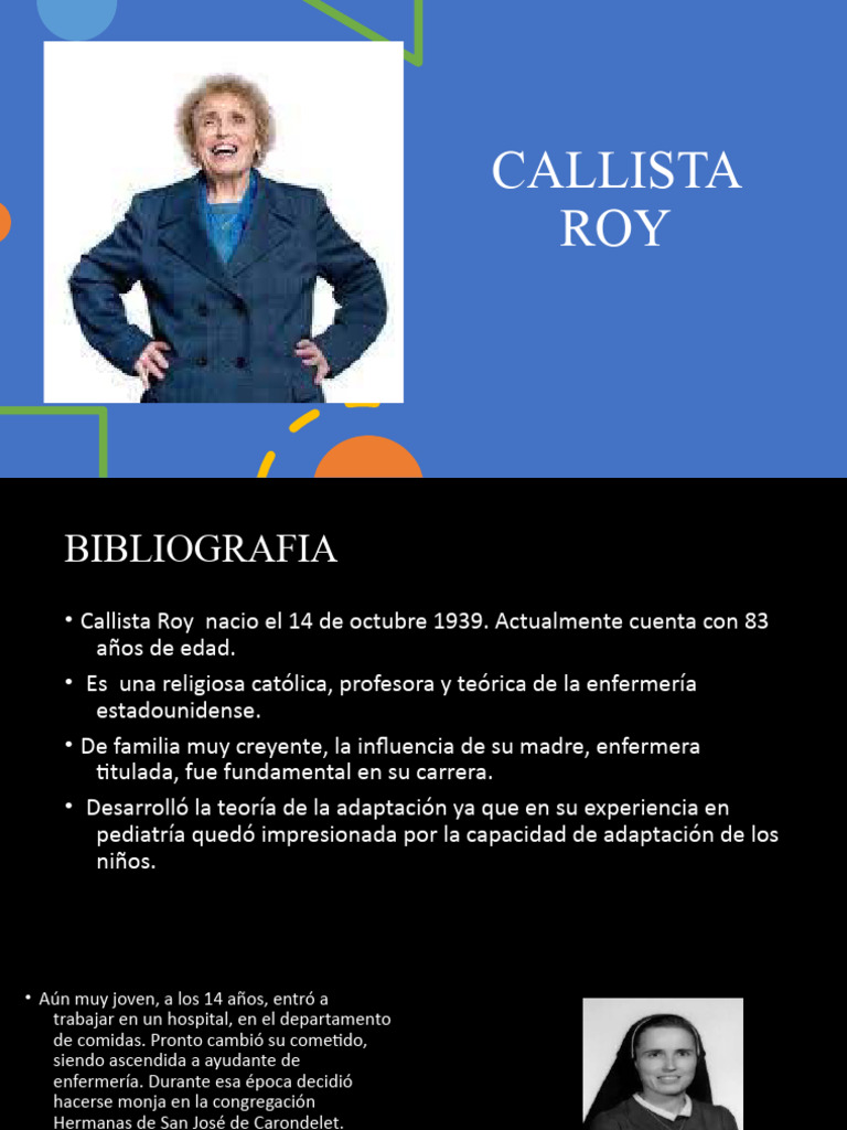 Callista Roy | PDF | Salud y bienestar