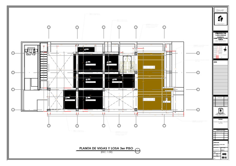 Plano de Vigas y Losa 3er Piso | PDF