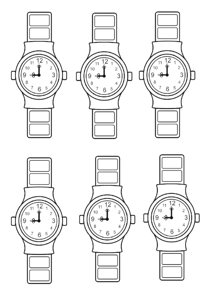 Relojes 2° | PDF