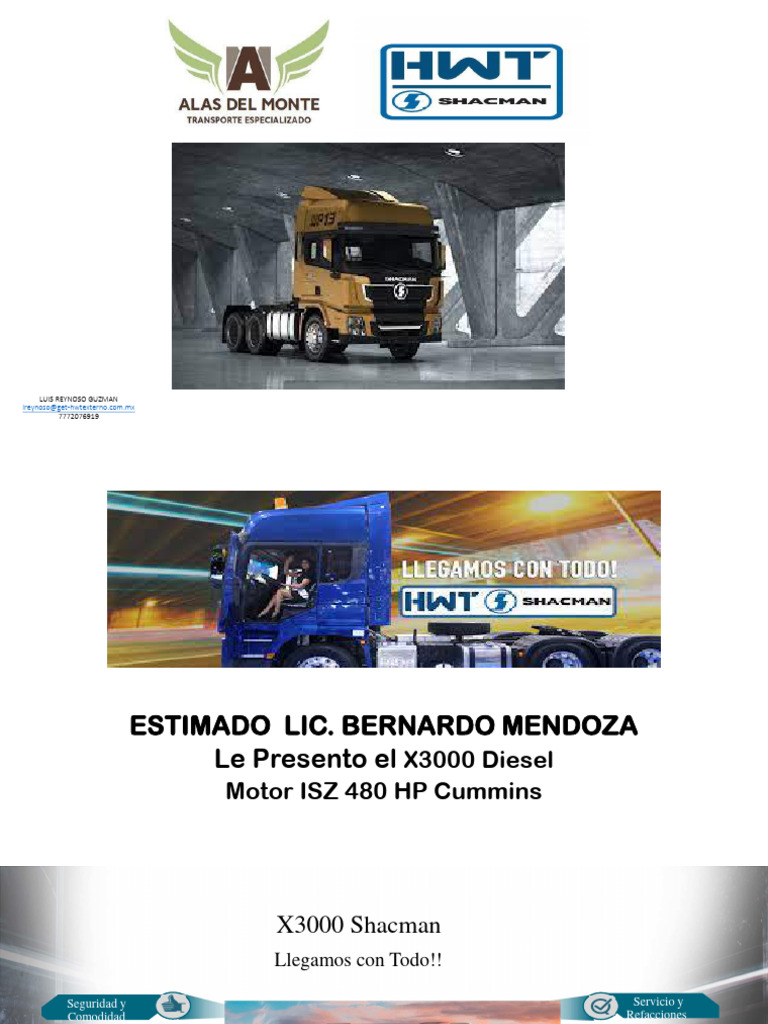 Presentación Alas Del Monte | PDF | Eje | Vehículo de motor