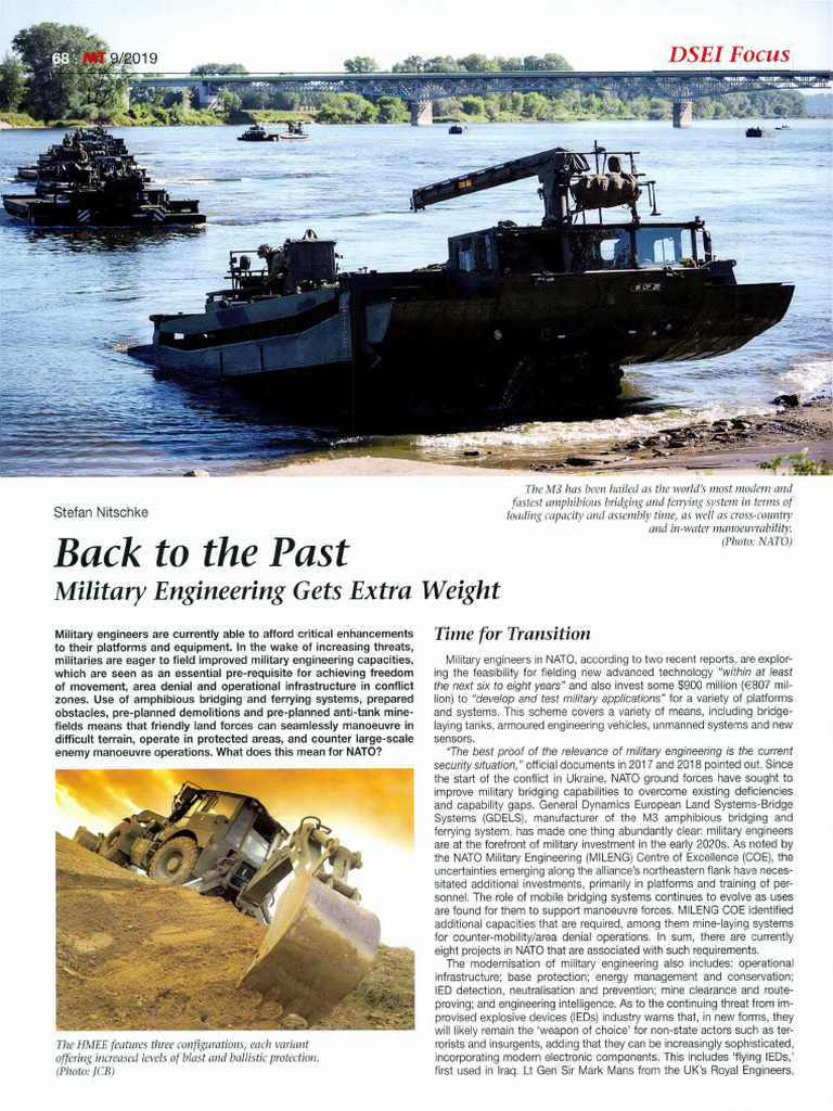 DSEI Focus - Back To The Past - Military Engineering Gets Extra Weight - 2019 | PDF | Military ...
