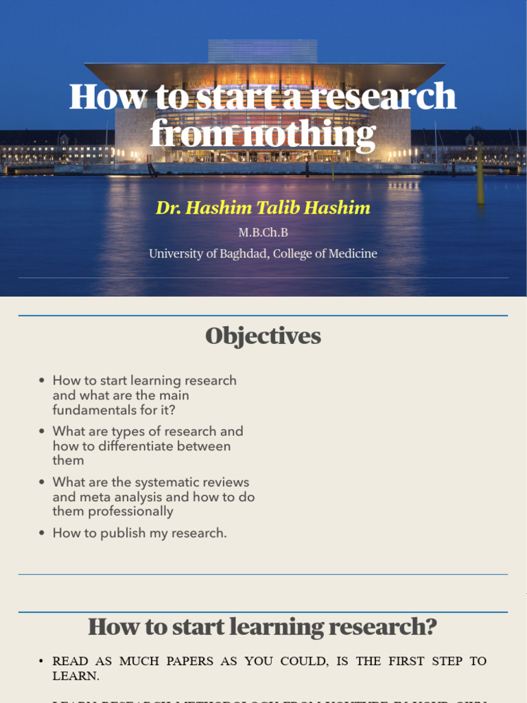 How to start research from nothing | PDF | Cancer | Science