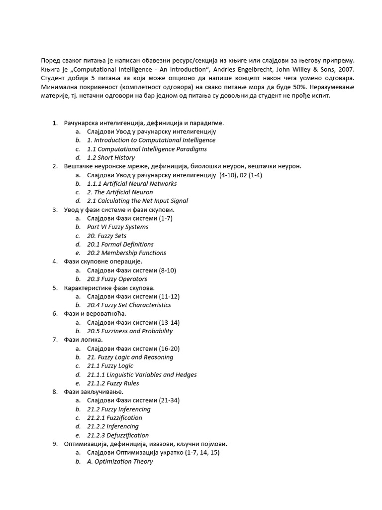 Ispitna Pitanja 2023 | PDF