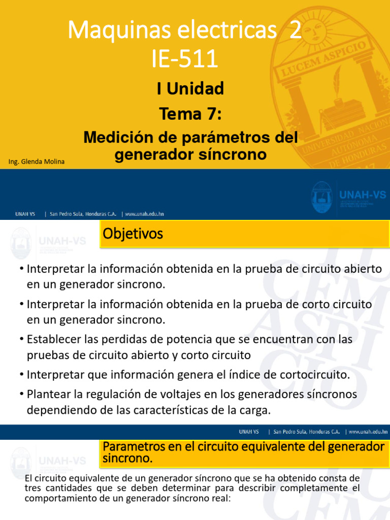 MT Tema 7 IE 511 | PDF | Generador eléctrico | Red eléctrica