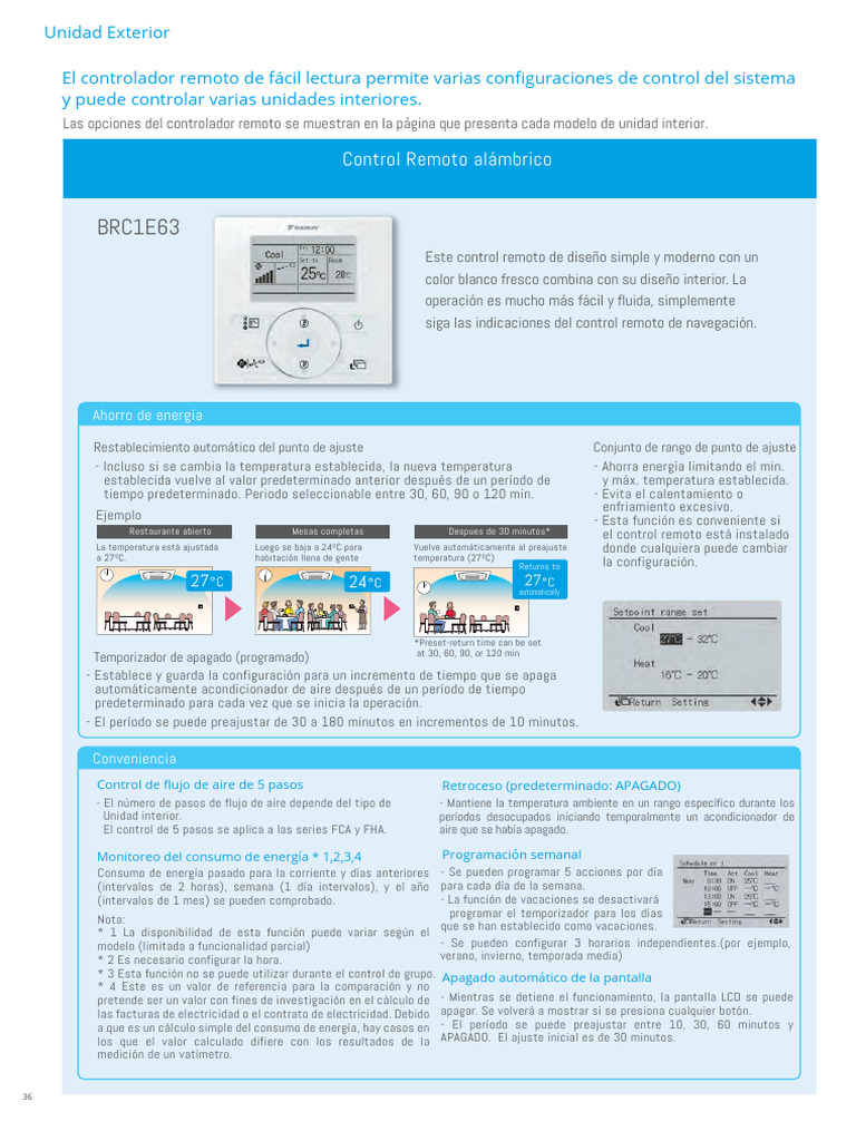 Ficha Técnica - Termostato Brc1e63 | PDF