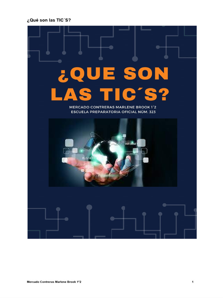 Que Son Las TICS | PDF | Informática