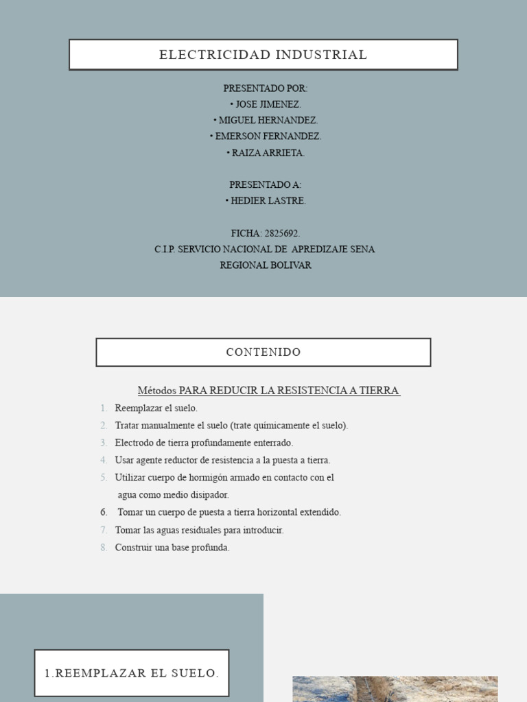 Electricidad Industrial: Presentado Por: - Jose Jimenez. - Miguel Hernandez. - Emerson Fernandez ...