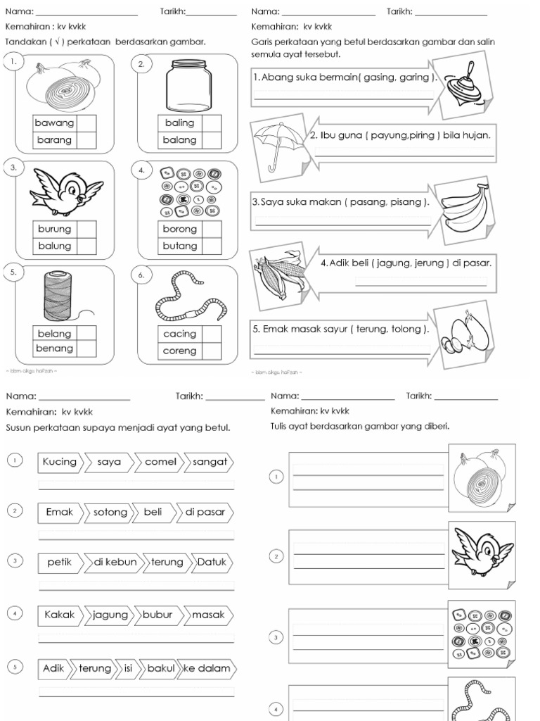 Modul Lembaran KV+KVKK | PDF