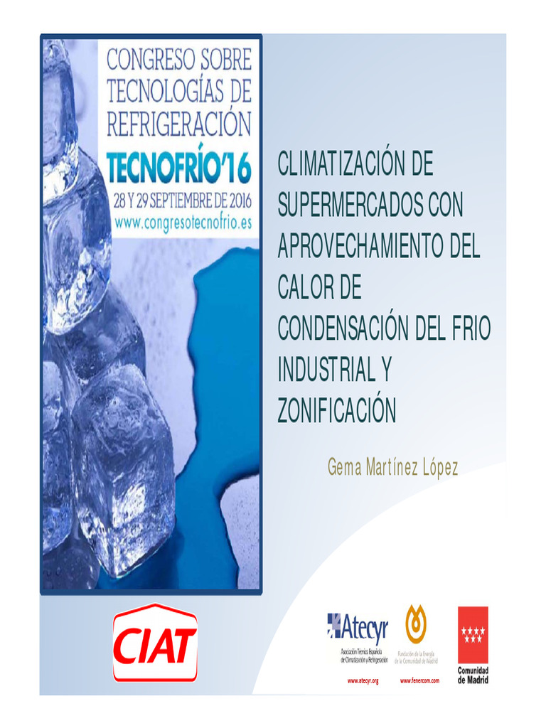 Climatización Eficiente en Supermercados | PDF | Condensación ...