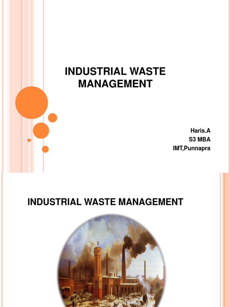 Industrial Waste Management | PDF | Waste Management | Waste