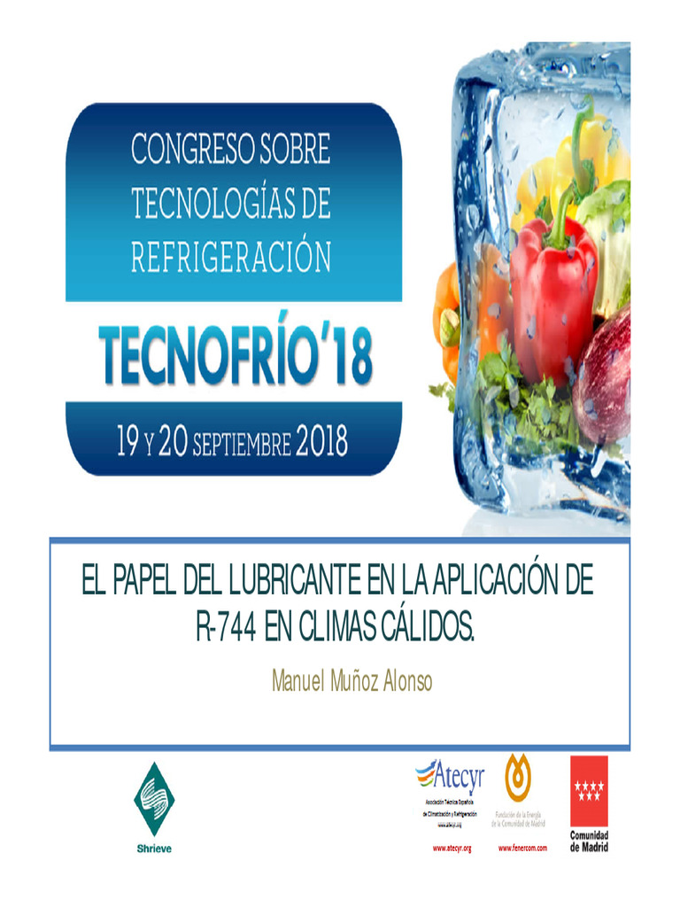 3 El Papel Del Lubricante en La Aplicacion de R744 en Climas Calidos ...