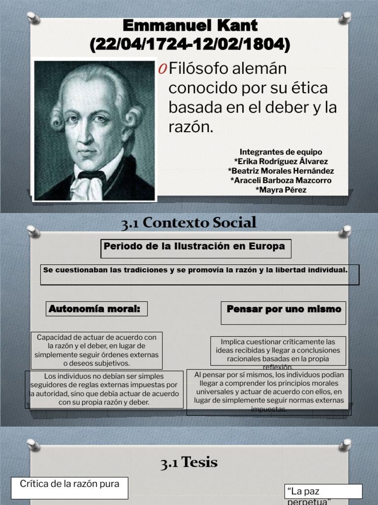 Emmanuel Kant | PDF | Immanuel Kant | Autonomía