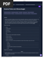 Checklist para Exame Especular Ginecológico | PDF