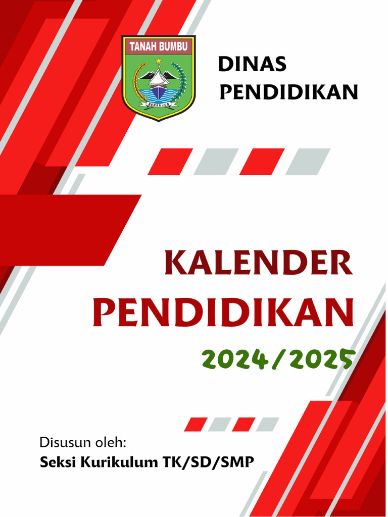 Kalender Pendidikan 2024-2025 | PDF | Sains & Matematika