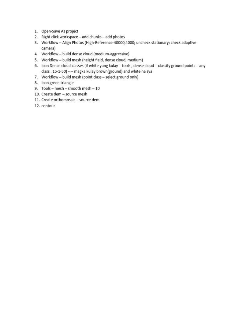 Photo Processing Workflow Steps | PDF | Computers