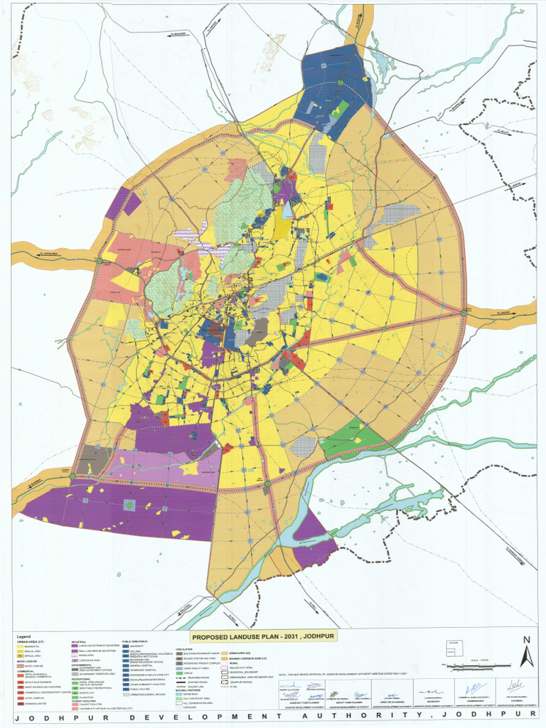 Jodhpur - Proposed Landuse Master Plan - 2031 | PDF