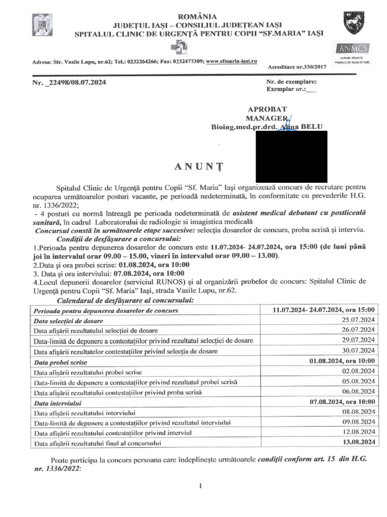 Anunt Asis Lab | PDF