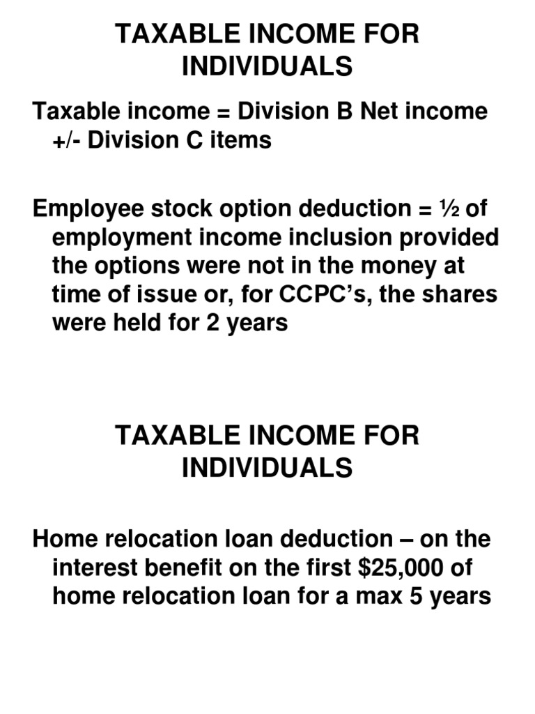 Understanding Taxable Income for Individuals | PDF | Home & Garden