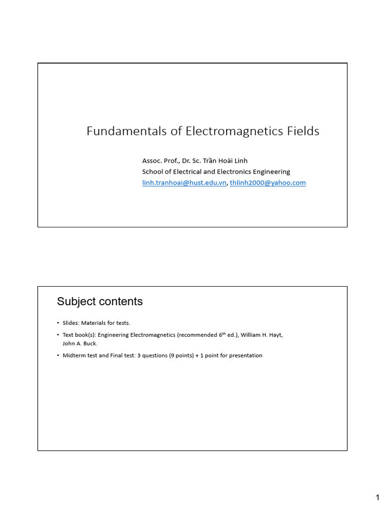 2023-1-Principles of Engineering Electromagnetics-Chapters 1-2-3-4 ...