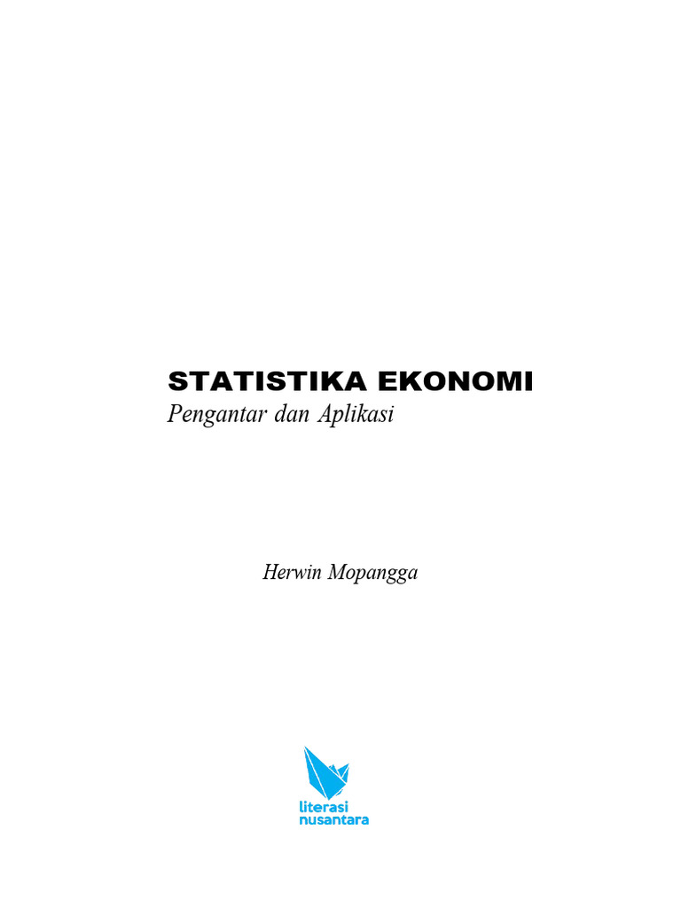 Herwin Mopangga Buku Statistika Ekonomi | PDF