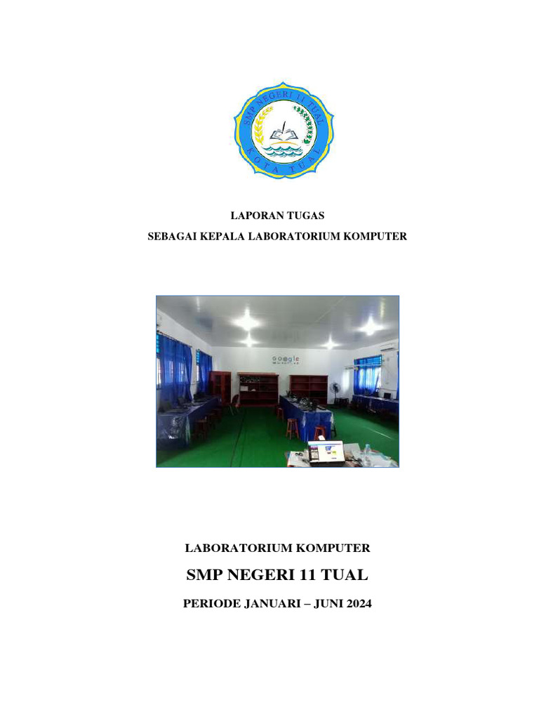 Laporan Kepala Laboratorium Komputer SMP | PDF | Komputer