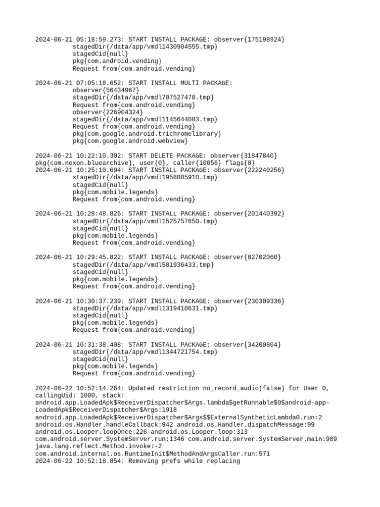 PM Debug Info | PDF | Android (Operating System) | System Software