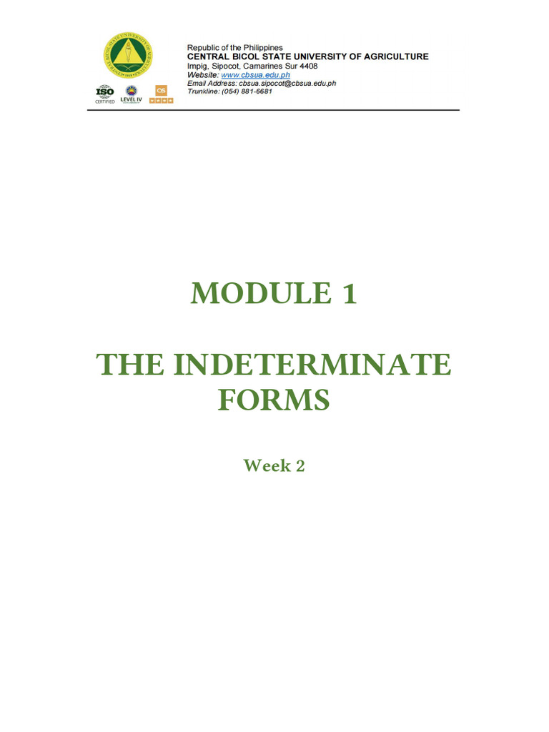 Mod1 WK 2 - 080841 | PDF | Mathematical Analysis | Mathematics