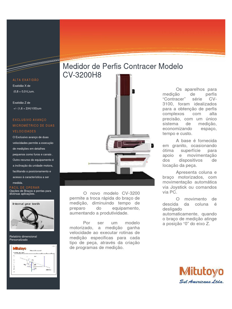 Information Technology Solutions: Medidor de Perfis Contracer Modelo CV ...