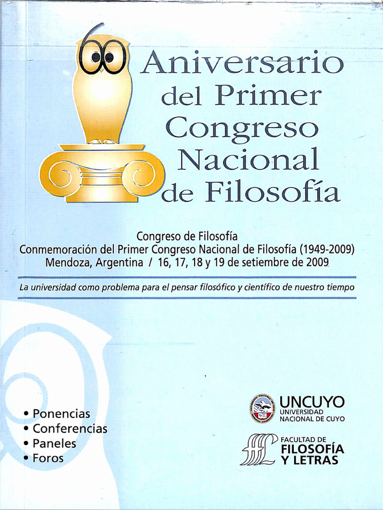 Aniversario Del Primer Congreso Nacional | PDF | Edmund Husserl | Verdad